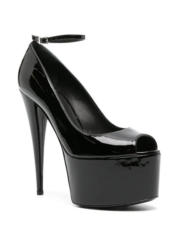 GIUSEPPE ZANOTTI 150mm Aida Platform Pumps - Black
