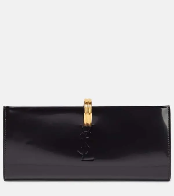 Saint Laurent Daria Minaudière Clutch - Black