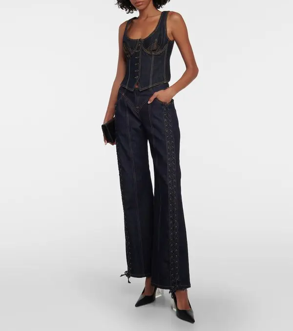 JEAN PAUL GAULTIER Denim Bustier
