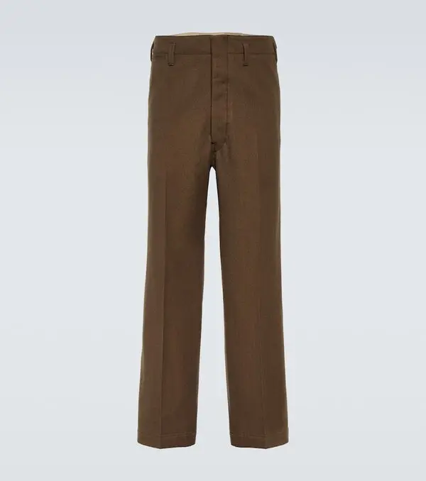 LEMAIRE Maxi Cotton And Wool Chinos
