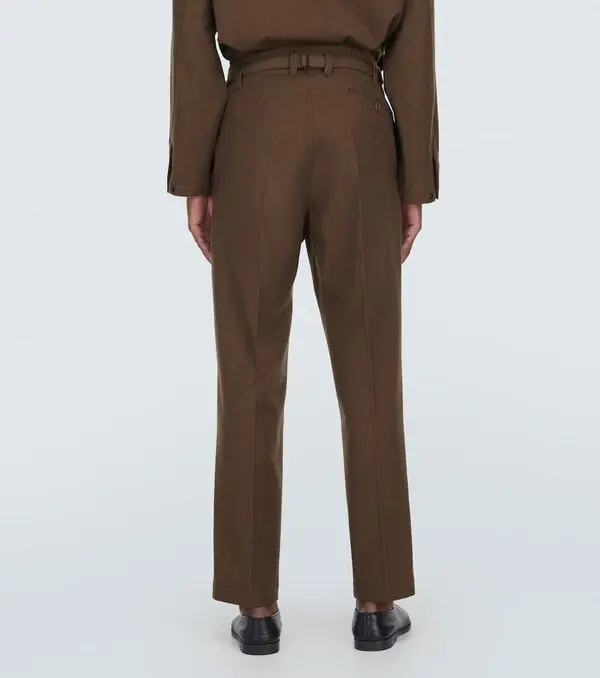 LEMAIRE Maxi Cotton And Wool Chinos