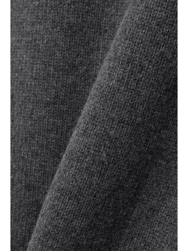 Brunello Cucinelli Wool, Cashmere And Silk-blend Midi Skirt
