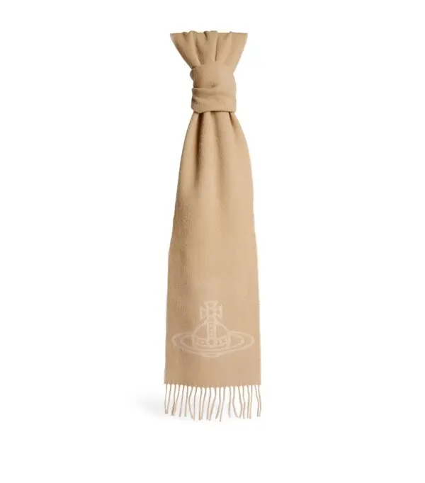 VIVIENNE WESTWOOD Wool Orb Scarf