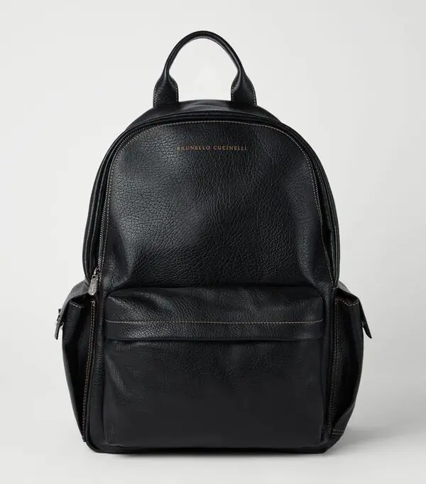 Brunello Cucinelli Leather Backpack