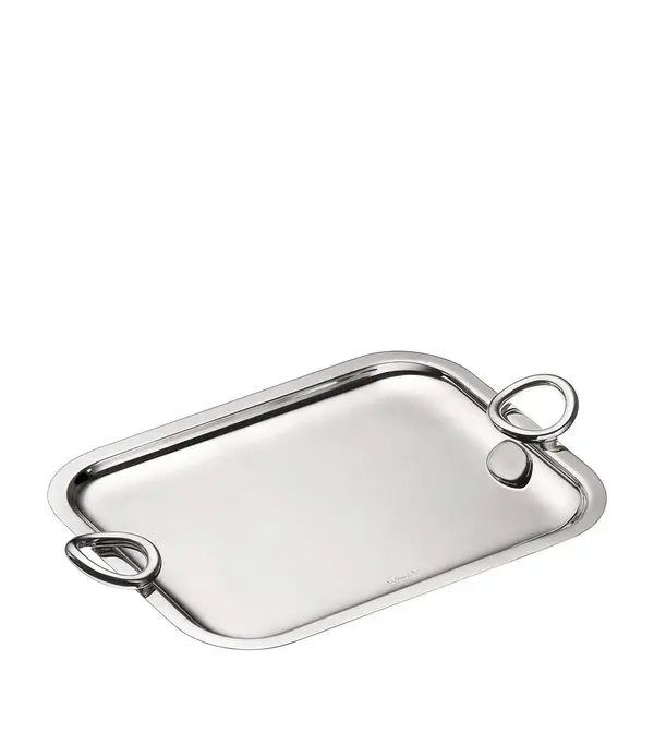 Christofle Plated Vertigo Handled Tray