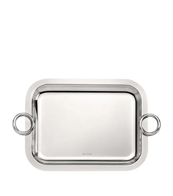 Christofle Plated Vertigo Handled Tray