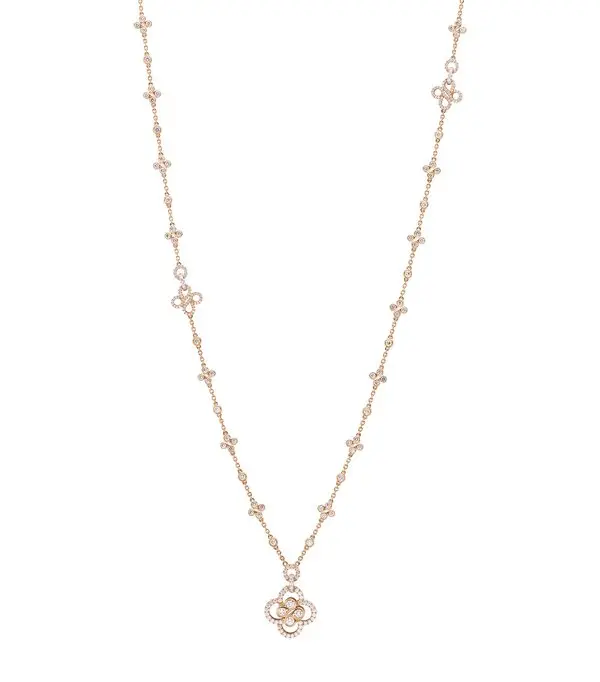 BOODLES And Diamond Be Long Necklace - Rose Gold