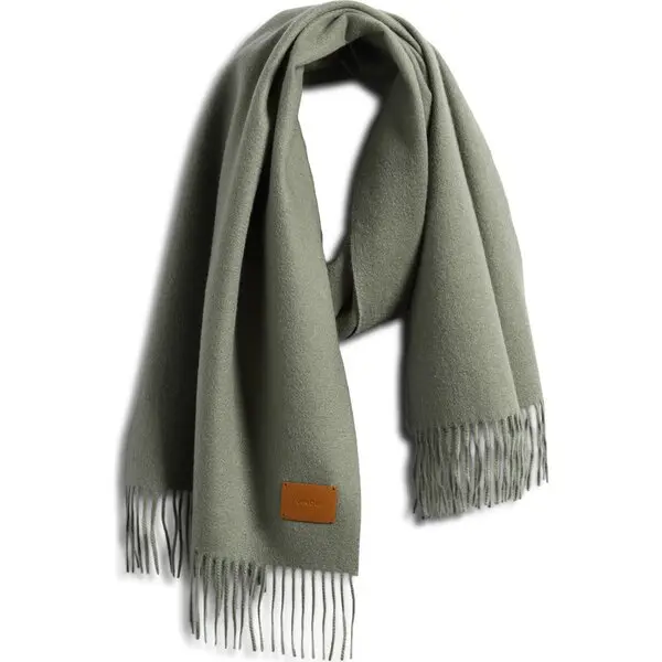 Vince Double Face Cashmere Scarf - Sage