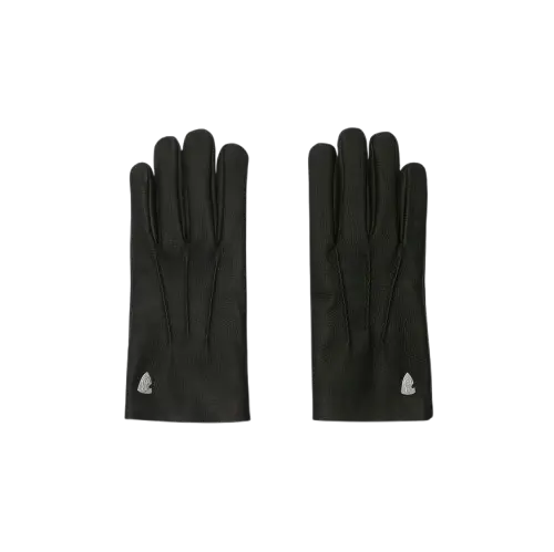 Burberry Leather Gloves - Black