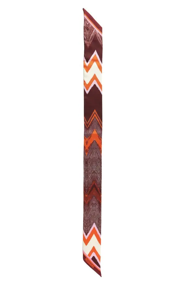 Missoni Chevron Silk Twilly Scarf