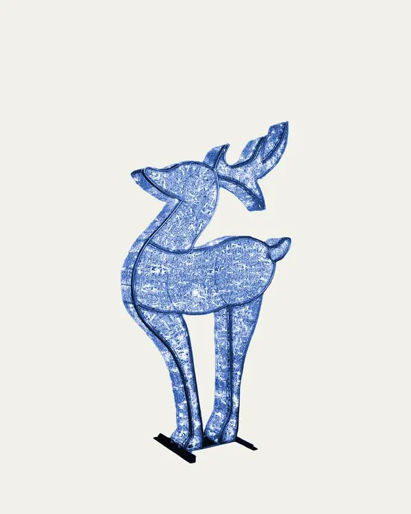BARCANA 6'10" 3d Medium Deer With Led Lights - Blue
