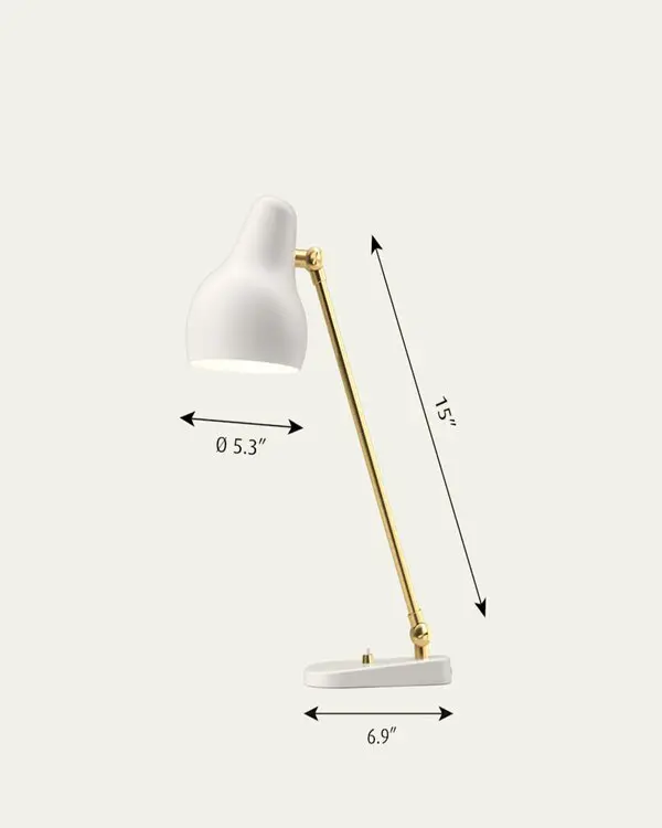 Louis Poulsen Vl38 Table Lamp, 15 - White