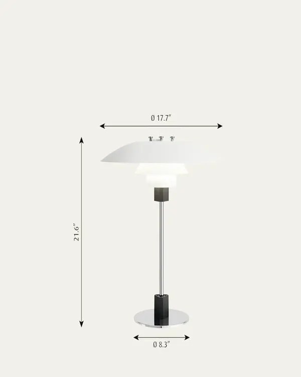 Louis Poulsen Ph 4/3 Glass Table Lamp