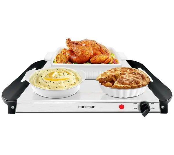 CHEFMAN Electric Warming Tray And Buffet Server