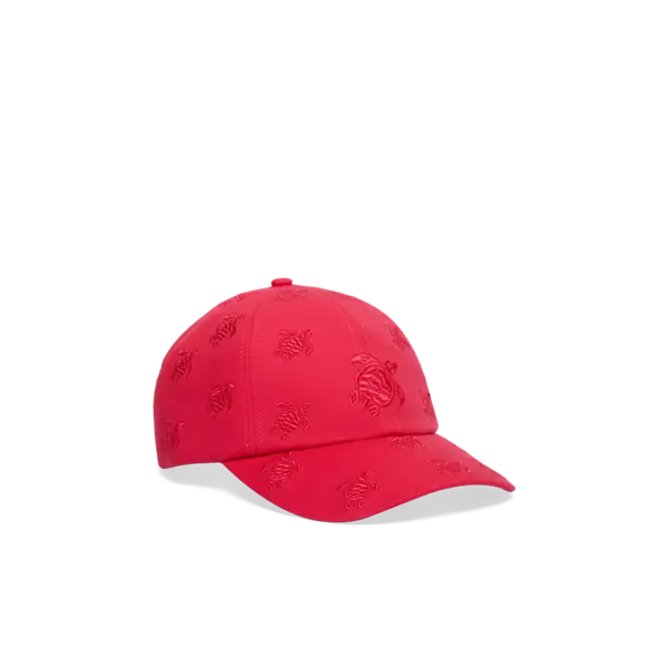 Vilebrequin Embroidered Cotton Cap - Red
