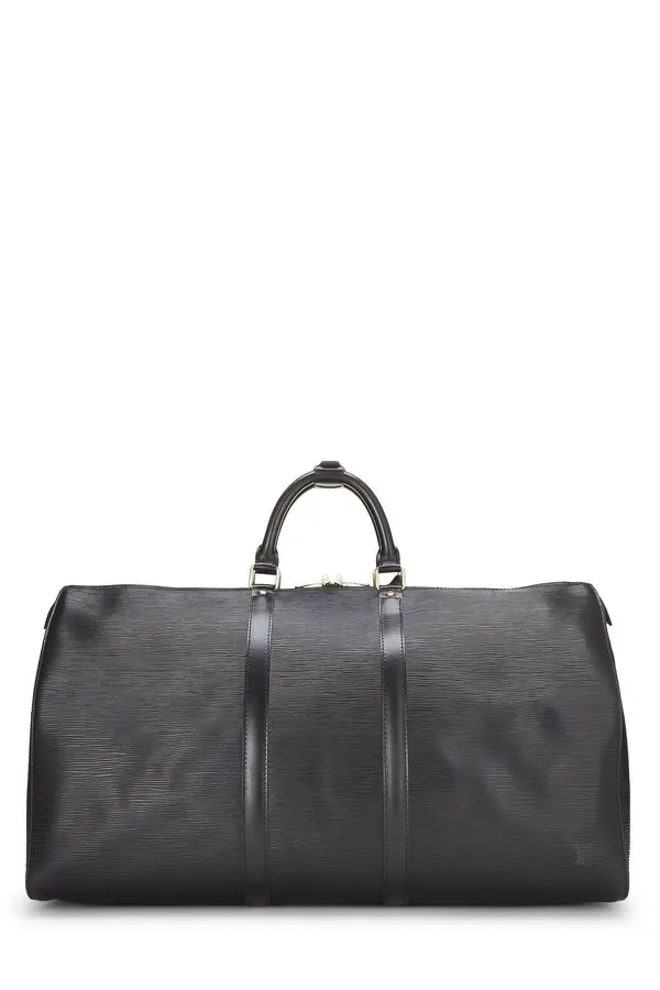 LOUIS VUITTON Epi Keepall 55 Travel Bag - Black