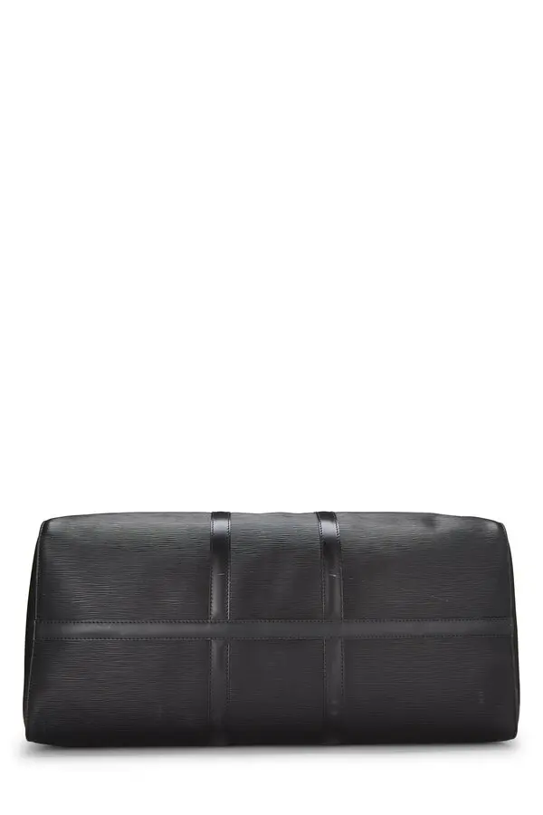 LOUIS VUITTON Epi Keepall 55 Travel Bag - Black