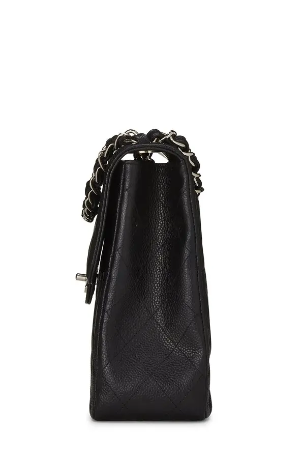 Chanel Quilted Caviar Half Flap Bag