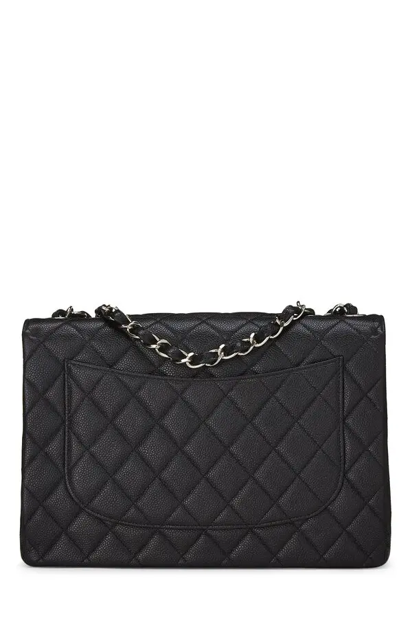 Chanel Quilted Caviar Half Flap Bag