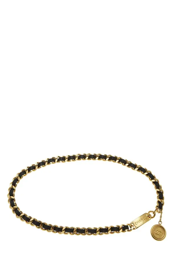 Chanel Tone Chain Belt - Black