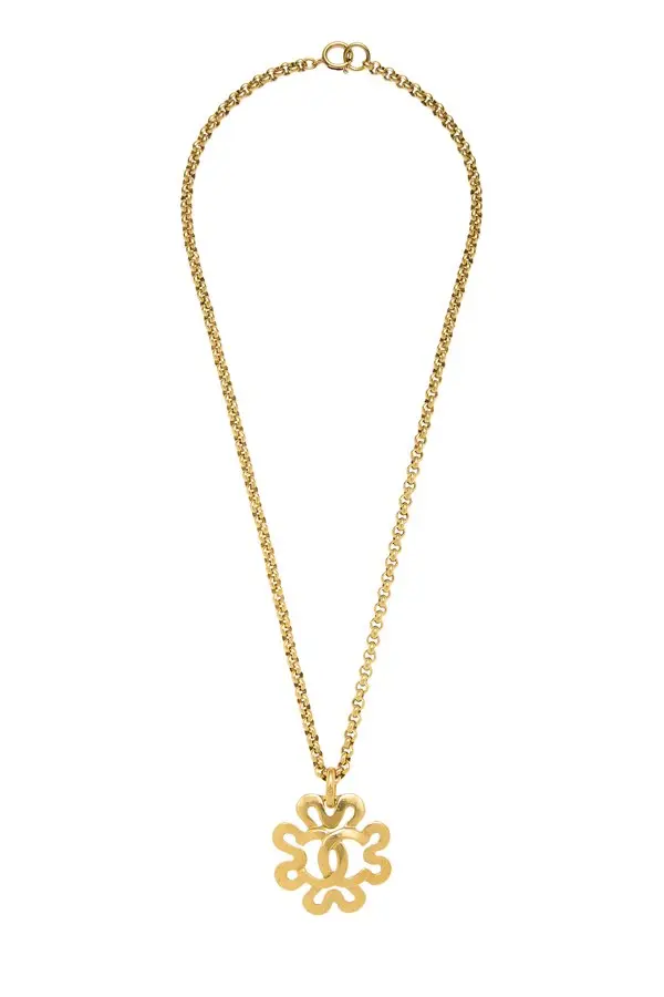 Chanel Plated 'cc' Necklace - Gold