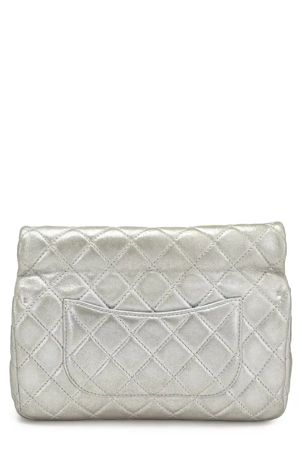 Chanel Metallic Quilted Reissue Roll Clutch