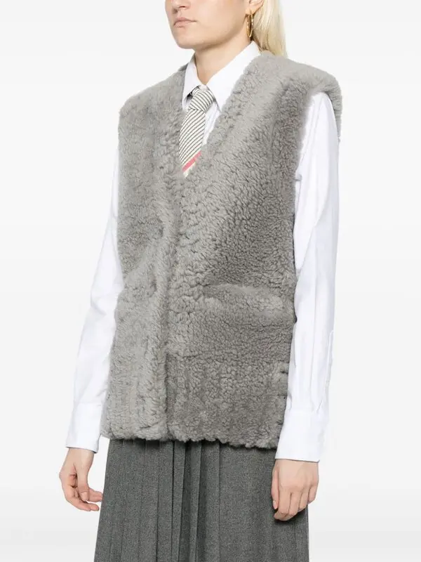 Thom Browne Shearling Gilet