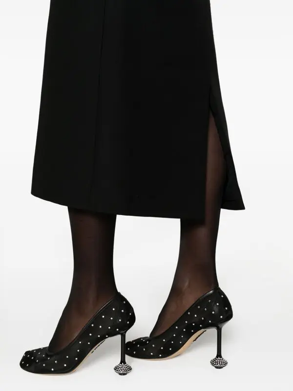 Valentino Garavani Rear-slit Midi Skirt