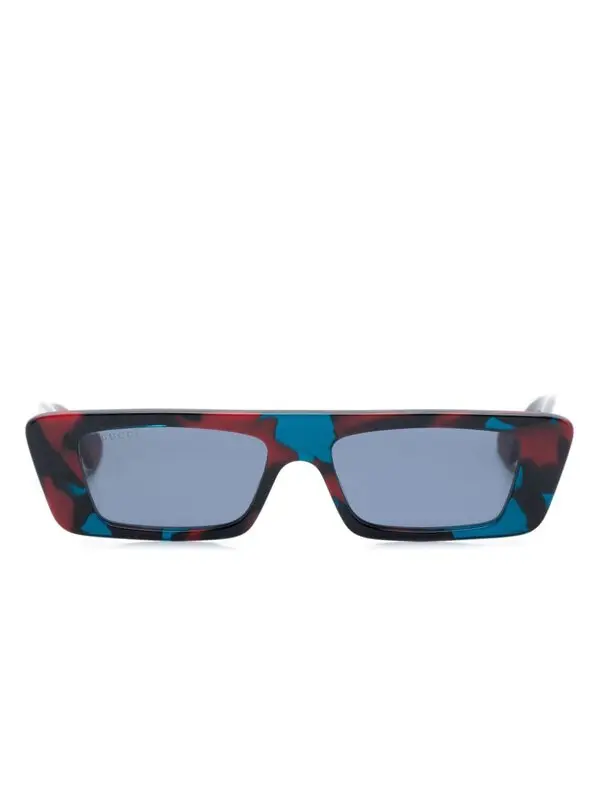 Gucci Rectangle-frame Sunglasses