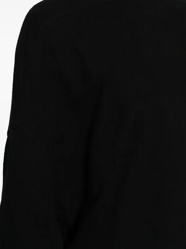 Rick Owens Crew-neck Cotton Sweatshirt - Black