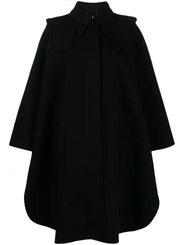 Chloé Wool-blend Hooded Cape