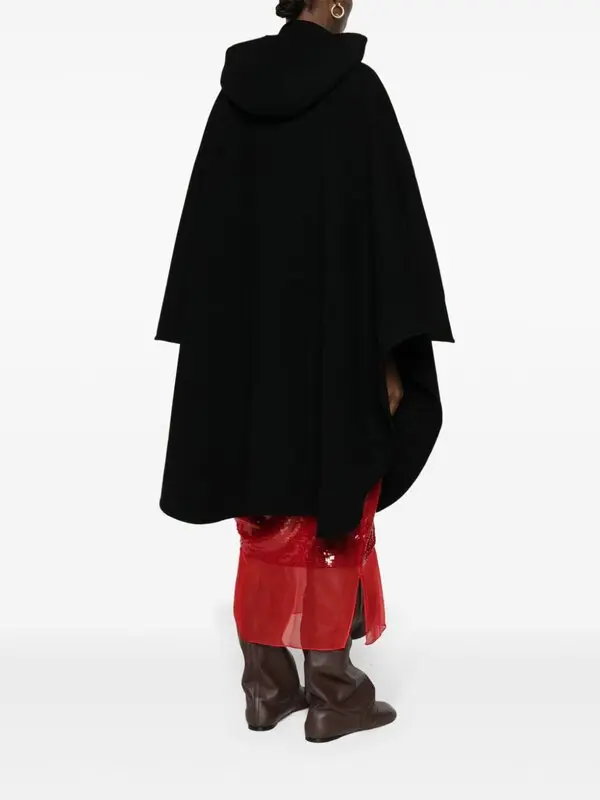 Chloé Wool-blend Hooded Cape