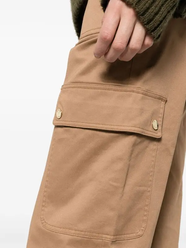 Michael Kors Tapered Organic Cotton Cargo Trousers