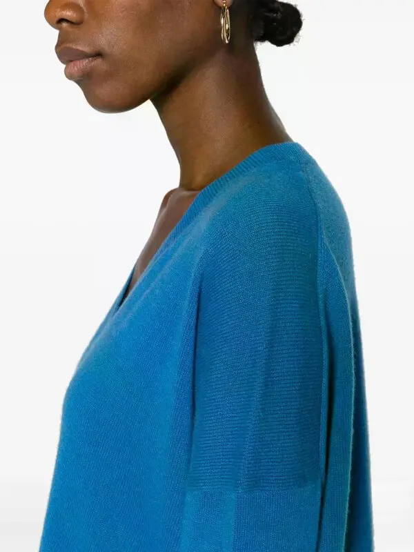 ALLUDE V-neck Cashmere Jumper