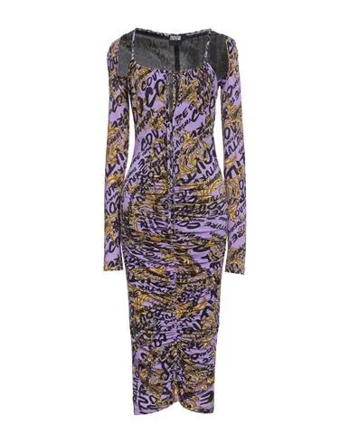 Versace Midi Bodycon Dress - Purple
