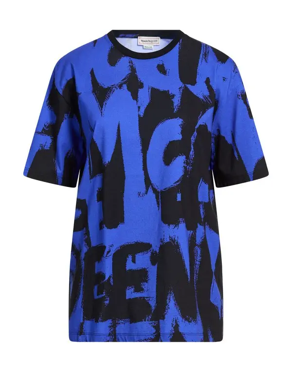 Alexander McQueen Cotton T-shirt - Blue