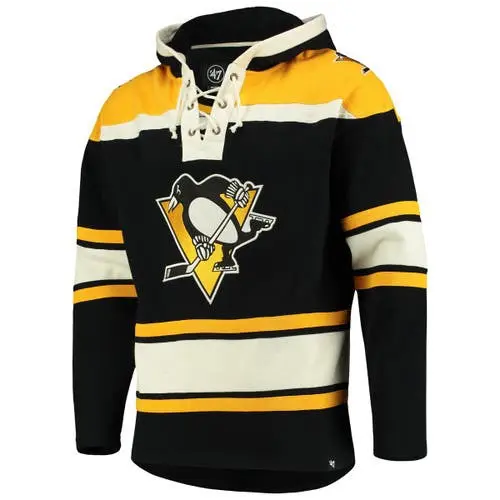 '47 Pittsburgh Penguins Superior Lacer Pullover Hoodie