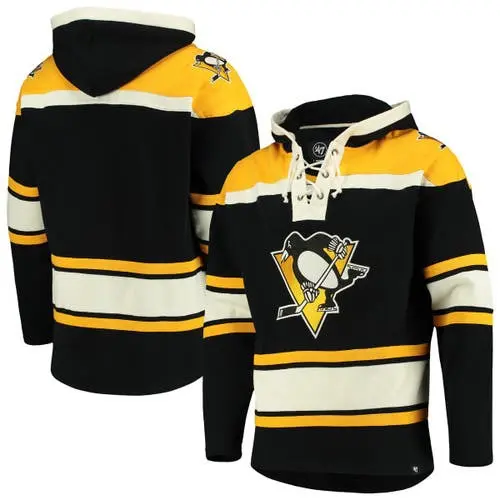 '47 Pittsburgh Penguins Superior Lacer Pullover Hoodie