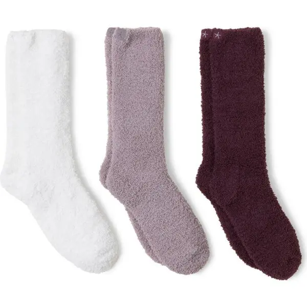 Barefoot Dreams Cozychic™ 3-pack Crew Socks