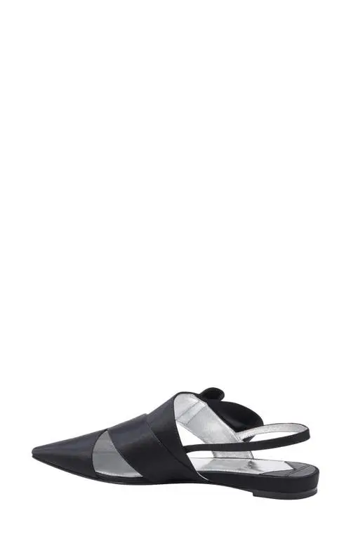 Kate Spade New York Bianca Pointed Toe Slingback Flat - Black