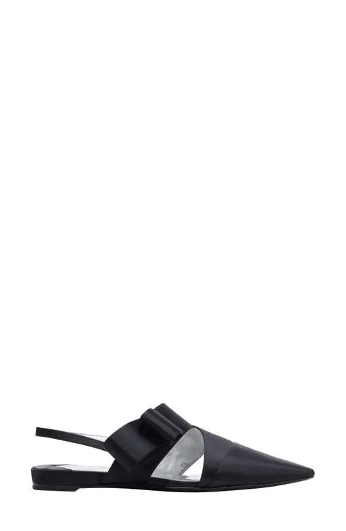Kate Spade New York Bianca Pointed Toe Slingback Flat - Black