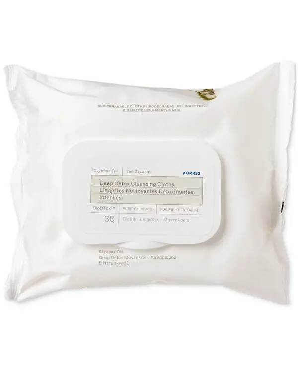 KORRES Olympus Tea Deep Detox Cleansing Cloths - None