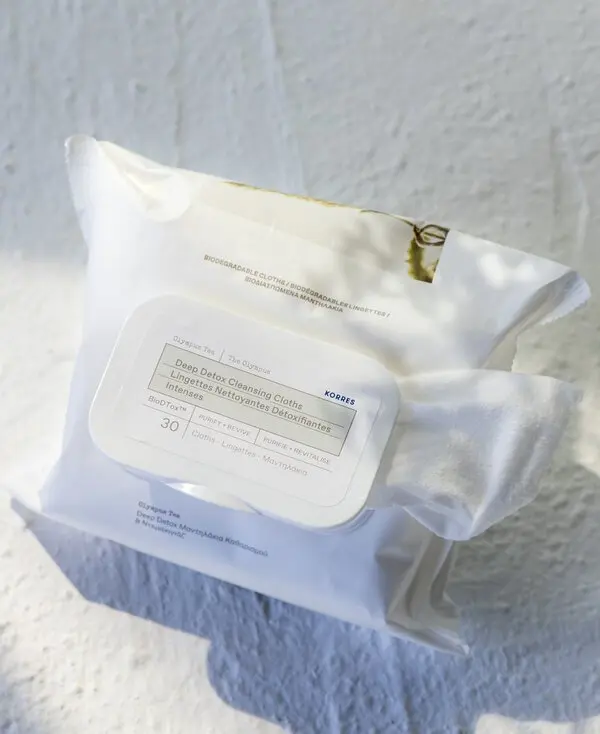 KORRES Olympus Tea Deep Detox Cleansing Cloths