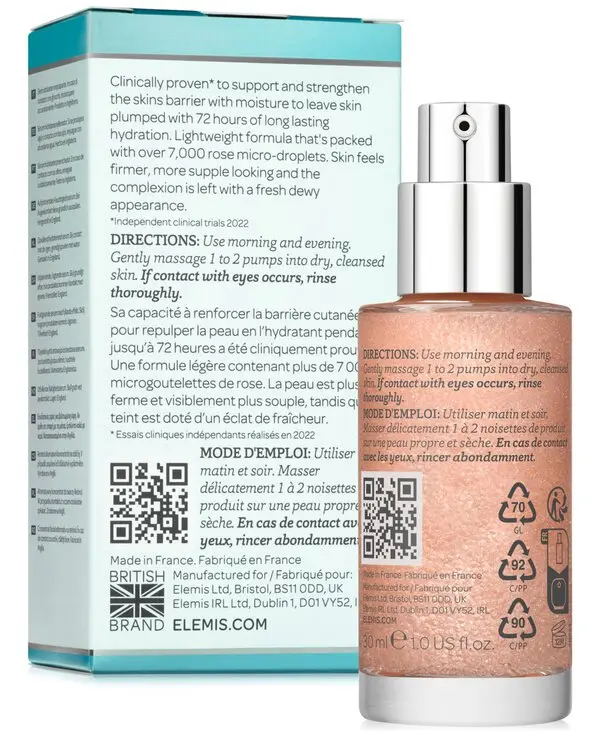 Elemis Pro-collagen Rose Micro Serum - Pink