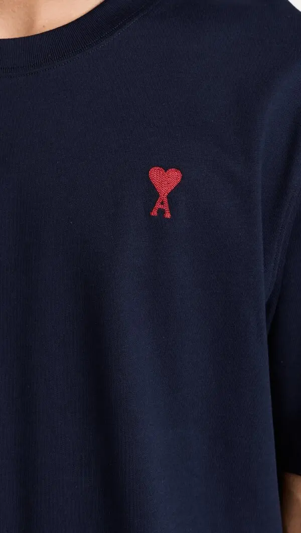 AMI Paris Red De Coeur T-shirt