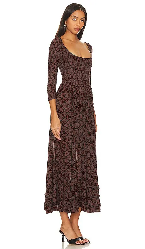 knee length dresses for ladies Free People Complete Me Midi Dress  gilt+gossamer