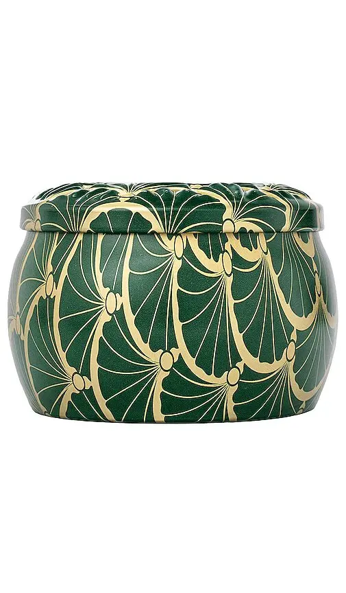 Voluspa Garland Mini Tin Candle In Green