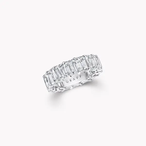 Graff Emerald Cut Diamond Band