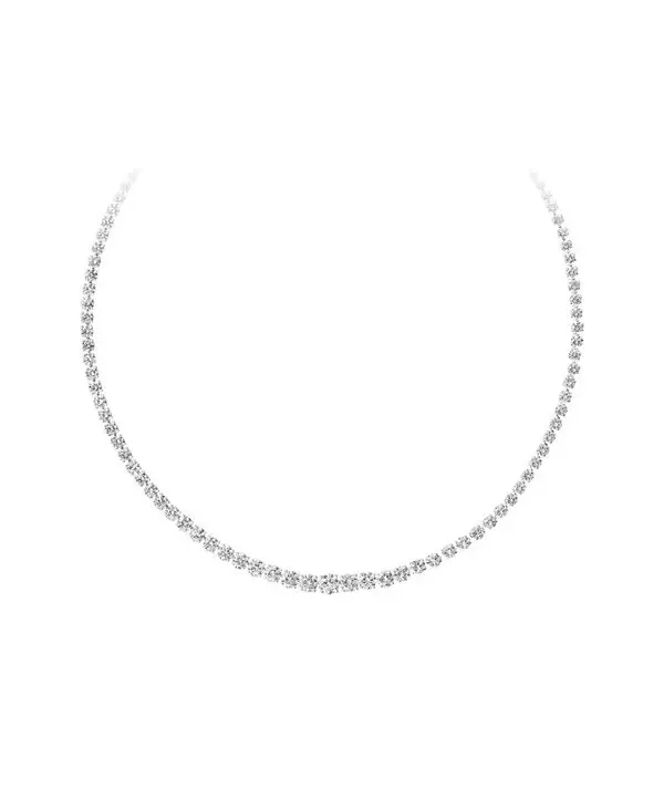Graff Classic Round Diamond Necklace - White Gold