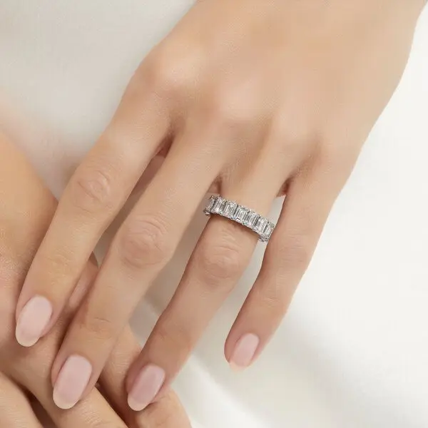 Graff Emerald Cut Diamond Eternity Ring